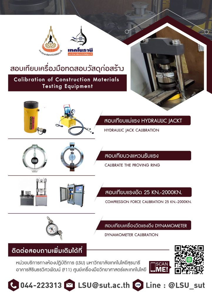 Calibration of Construction Materials Testing Equipment - Technopolis