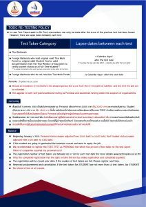 ตารางการจัดสอบวัดระดับความรู้ภาษาอังกฤษ TOEIC ปี 2567-2568 - Technopolis